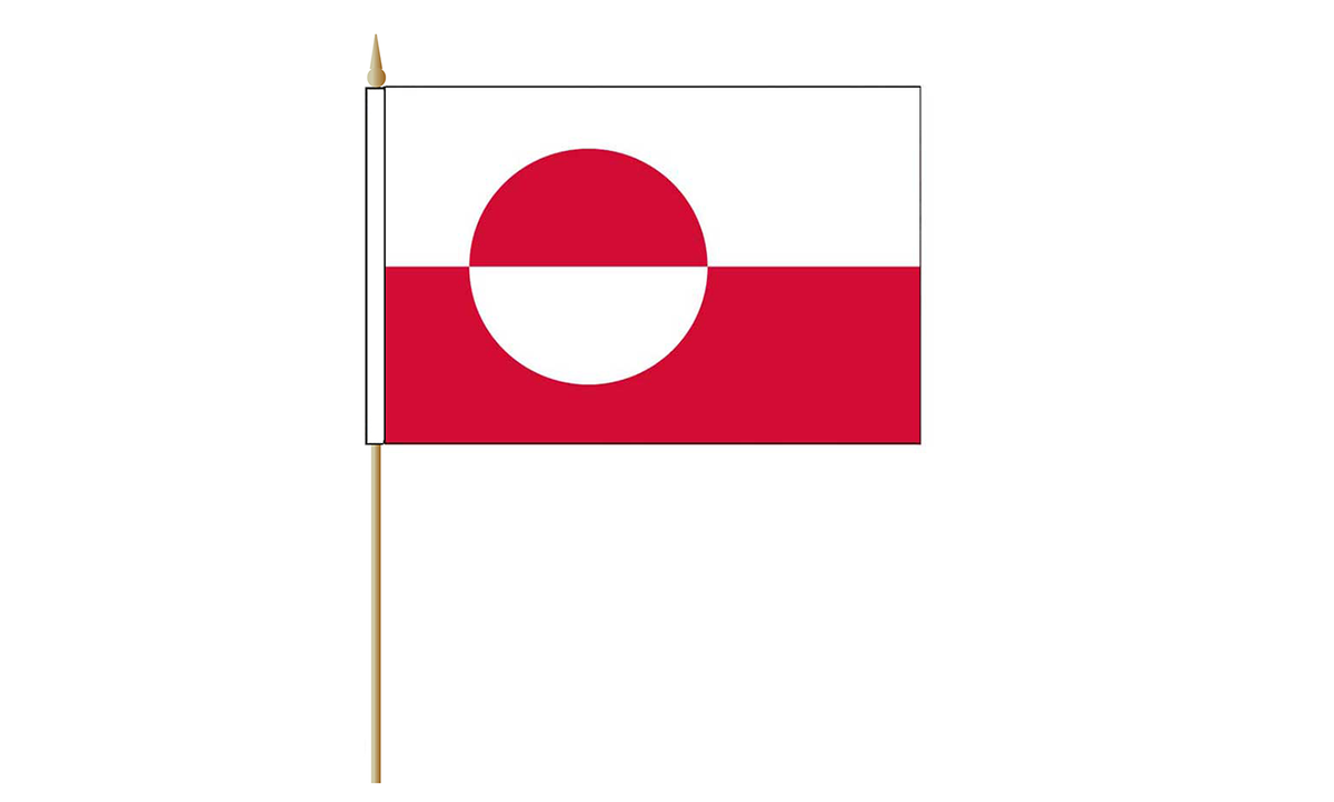 Greenland - Hand Waver – The Flag Shop Ltd