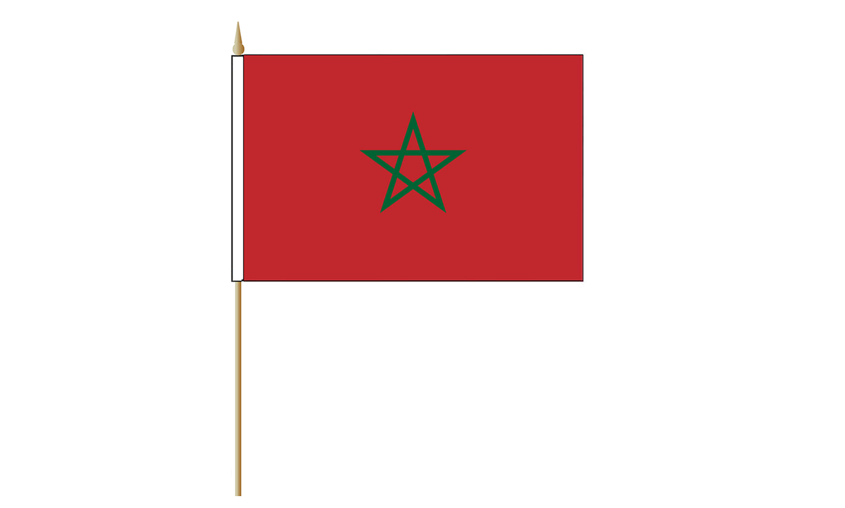 Morocco - Hand Waver – The Flag Shop Ltd