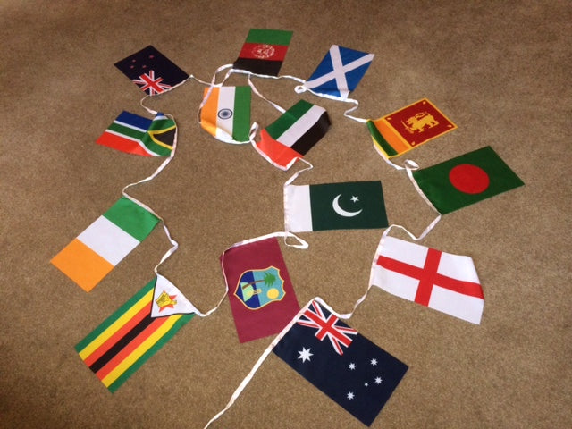 14 Flags - Cricket Nations Flag Bunting (6m) – The Flag Shop Ltd