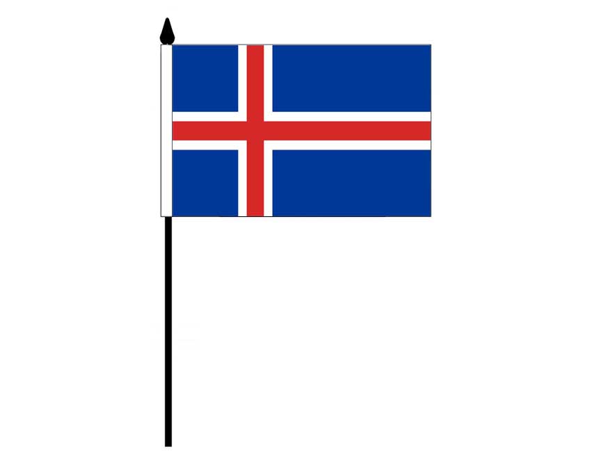 Iceland (Desk Flag) – The Flag Shop Ltd