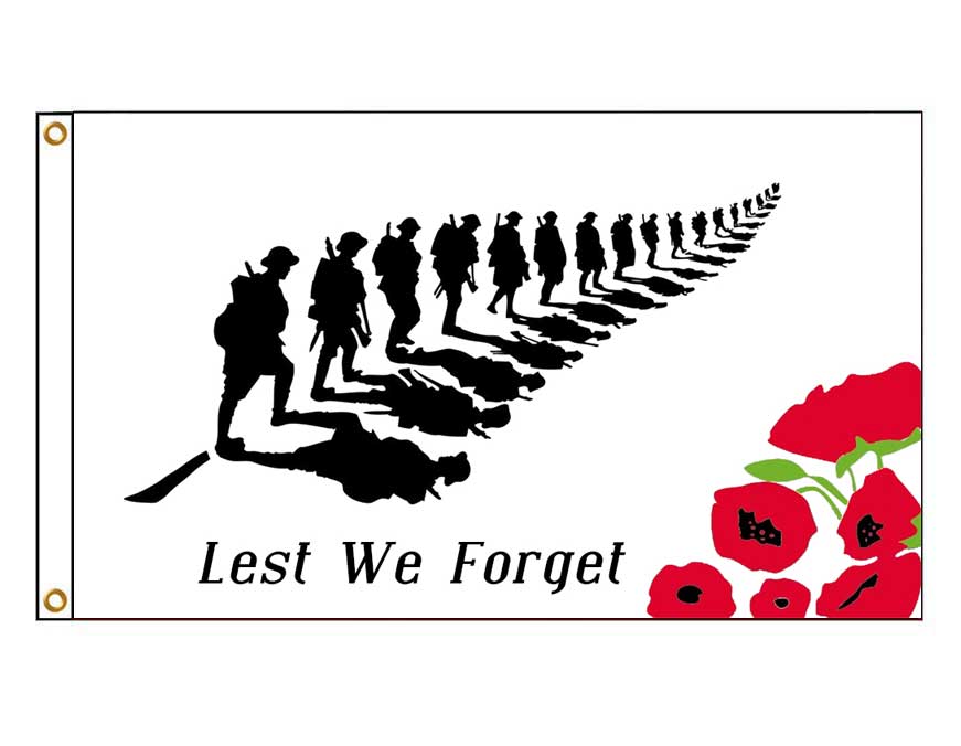 Lest We Forget - Soldier Fern – The Flag Shop Ltd
