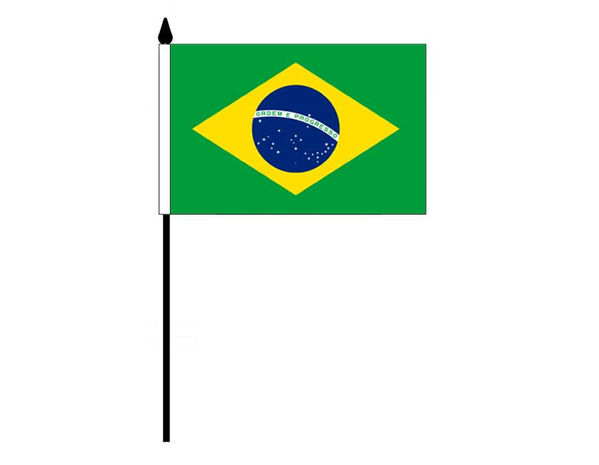 Brazil (Desk Flag) – The Flag Shop Ltd